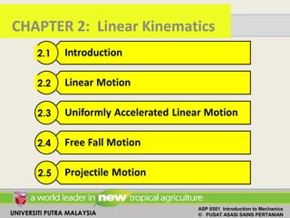 Chap 2 linear kinematics | PPT