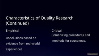 Chapter 2 METHODOLOGY Scientific Research | PPTX
