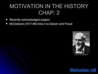 Chap 2 Motivation In The History | PPT