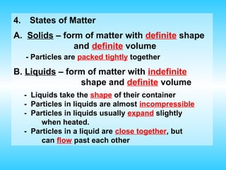 Chapter 2 - Matter and Change | PPT