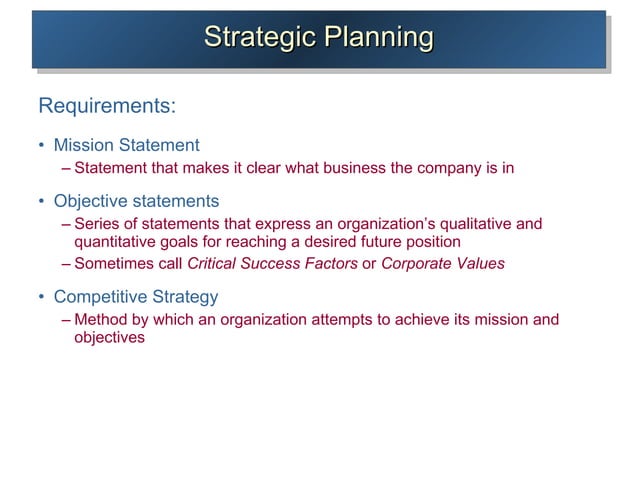 Chap 2 Organization Strategy | PPT