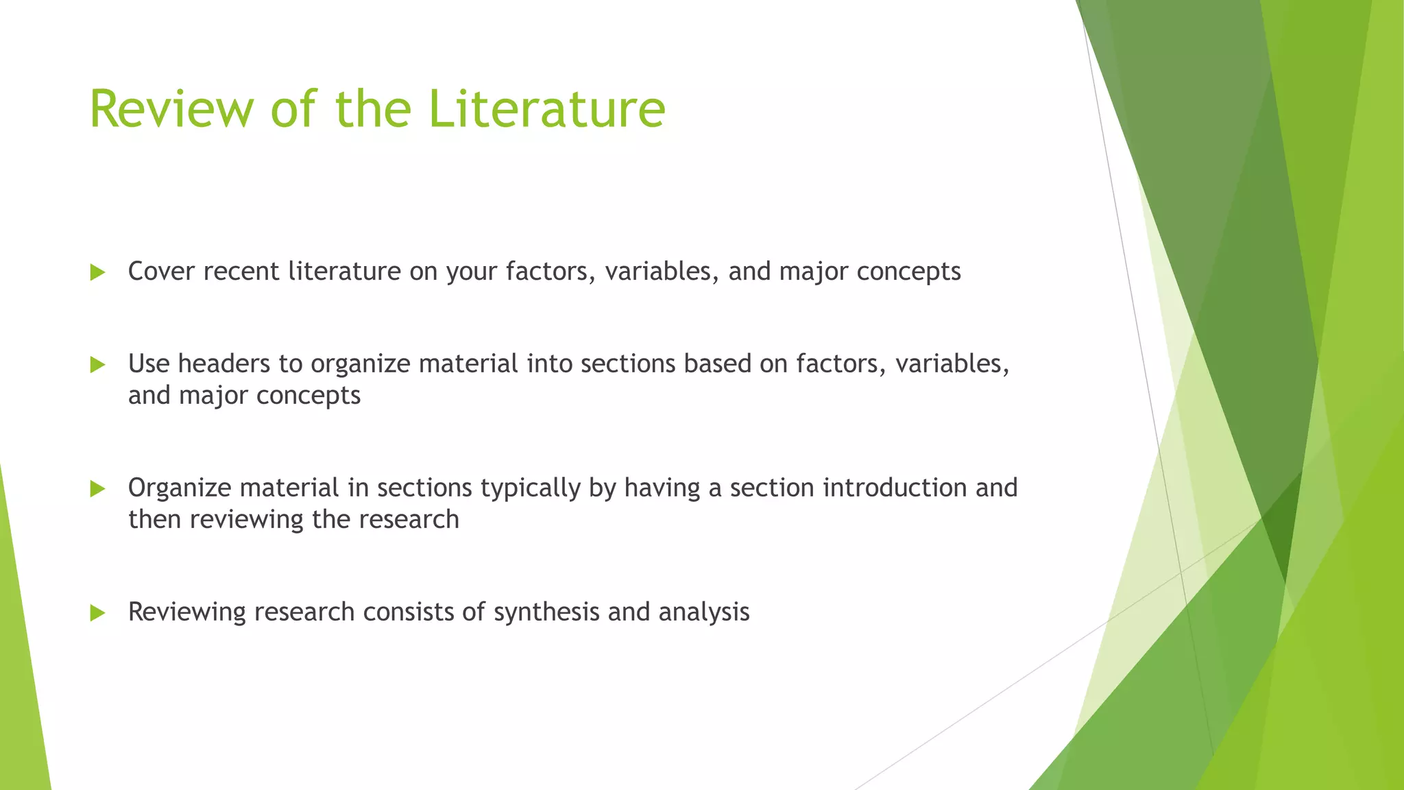 Dissertation Literature Review | PPTX