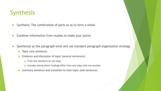 Dissertation Literature Review | PPTX