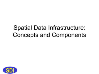 The Concepts of Spatial Data Infrastructure and components.ppt