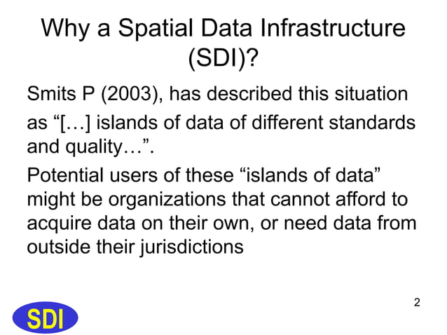 The Concepts of Spatial Data Infrastructure and components.ppt