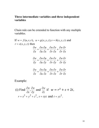 Partial Derivatives Numerical Methods Chapter 2 | PDF