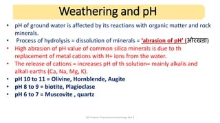 Chap 2 tropical geomorphology deep weathering in tropics - part 2 | PPTX