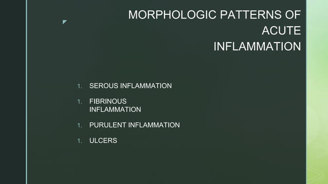 Inflammation- acute and chronic pathology | PPT