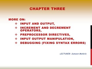 Chap 3 c++ | PDF