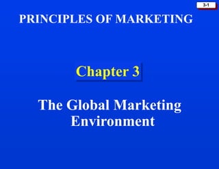 The global market environment (marketing) chap3.ppt