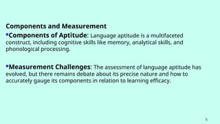 Presentation in class-- language aptitude.ppt | Educational Assessment ...