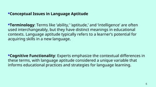 Presentation in class-- language aptitude.ppt