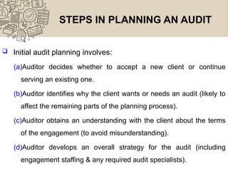 Chapter Three (3) - Audit Planning and procerdure | PPT