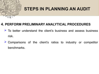 Chapter Three (3) - Audit Planning and procerdure | PPT
