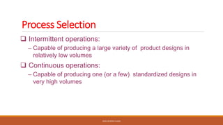Chap 3 - Process Design.ppt | Business | Business and Finance