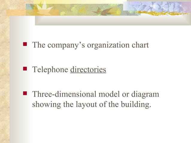 Chap 3 the receptionist | PPT | Telecommunications Industry | Industries