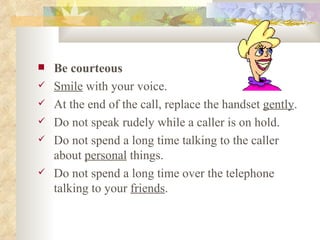 Chap 3 the receptionist | PPT