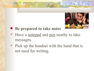 Chap 3 the receptionist | PPT