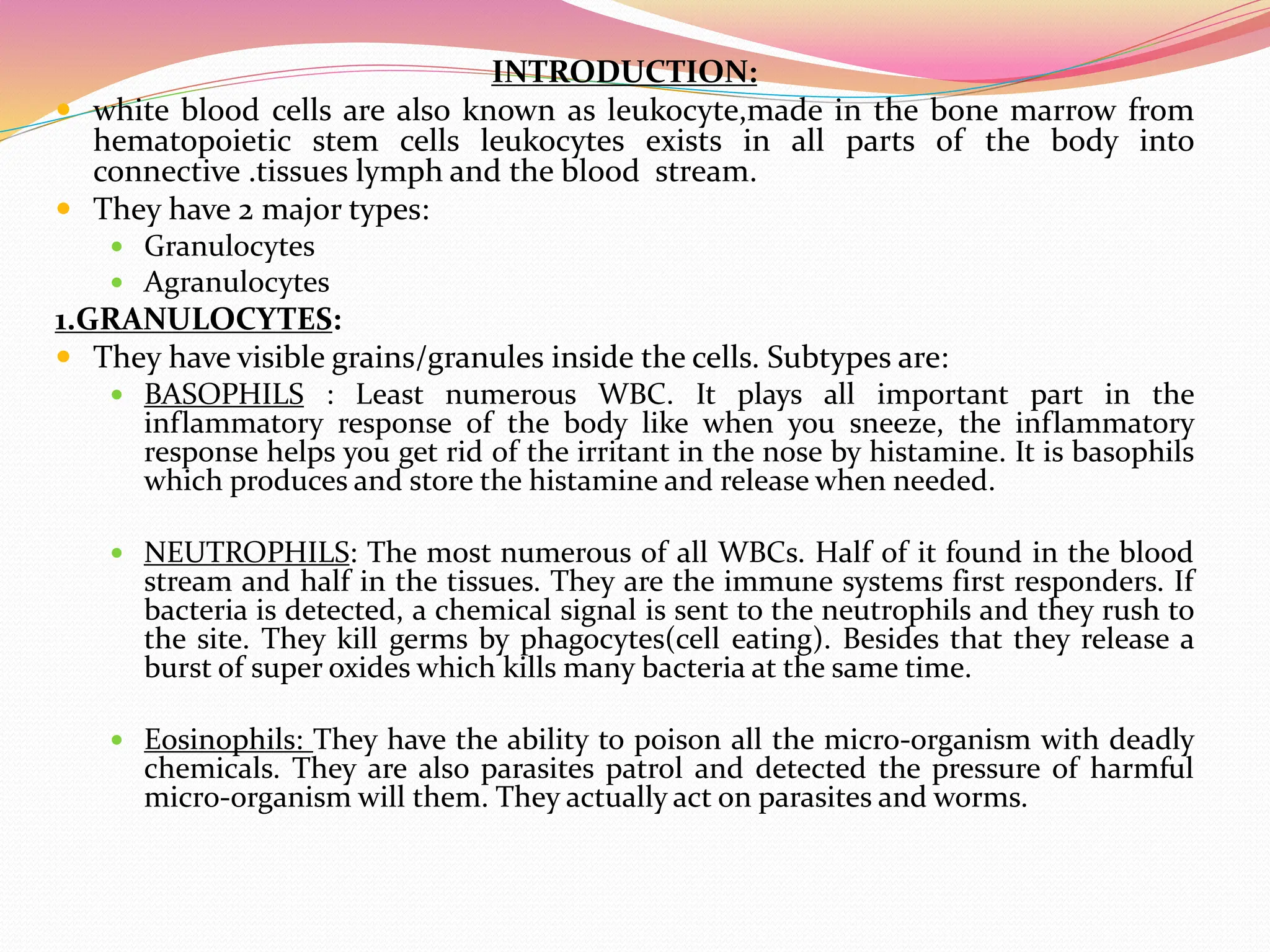 Topic: Acute and chronic inflammation | PPTX