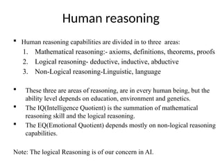 Chap 3(1) Knowledge and Reasoning.pptx for use | PPTX