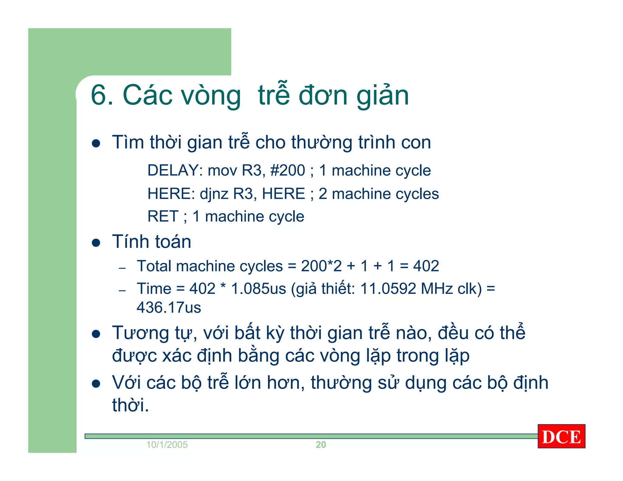 Chap3 8051 Microcontroller – Assembly Ppt