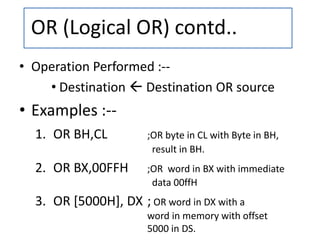 Chap3 8086 logical | PPT