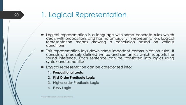 Ai 3 And 4 Knowledge Representation Issues Pdf Artificial