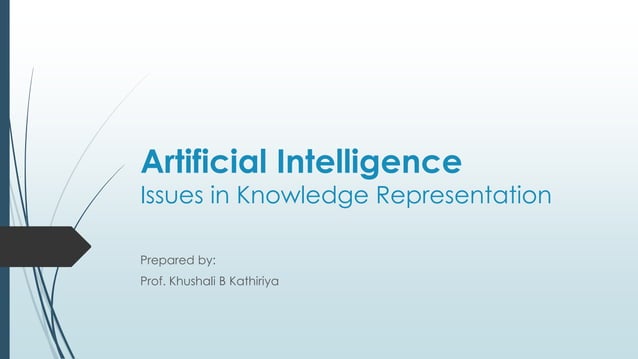 AI_ 3 & 4 Knowledge Representation issues | PDF | Artificial ...