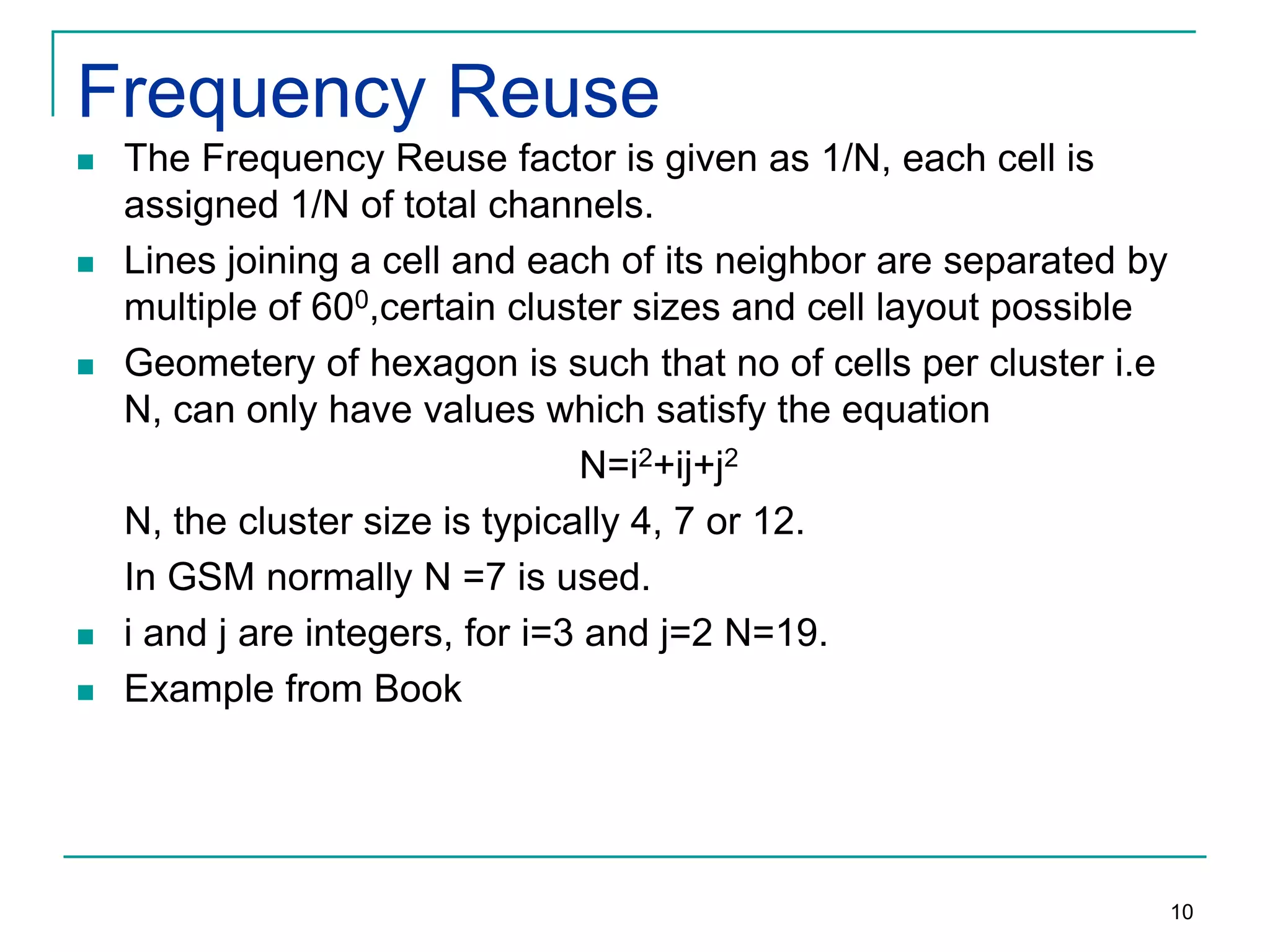 cellular concepts in wireless communication | PPTX