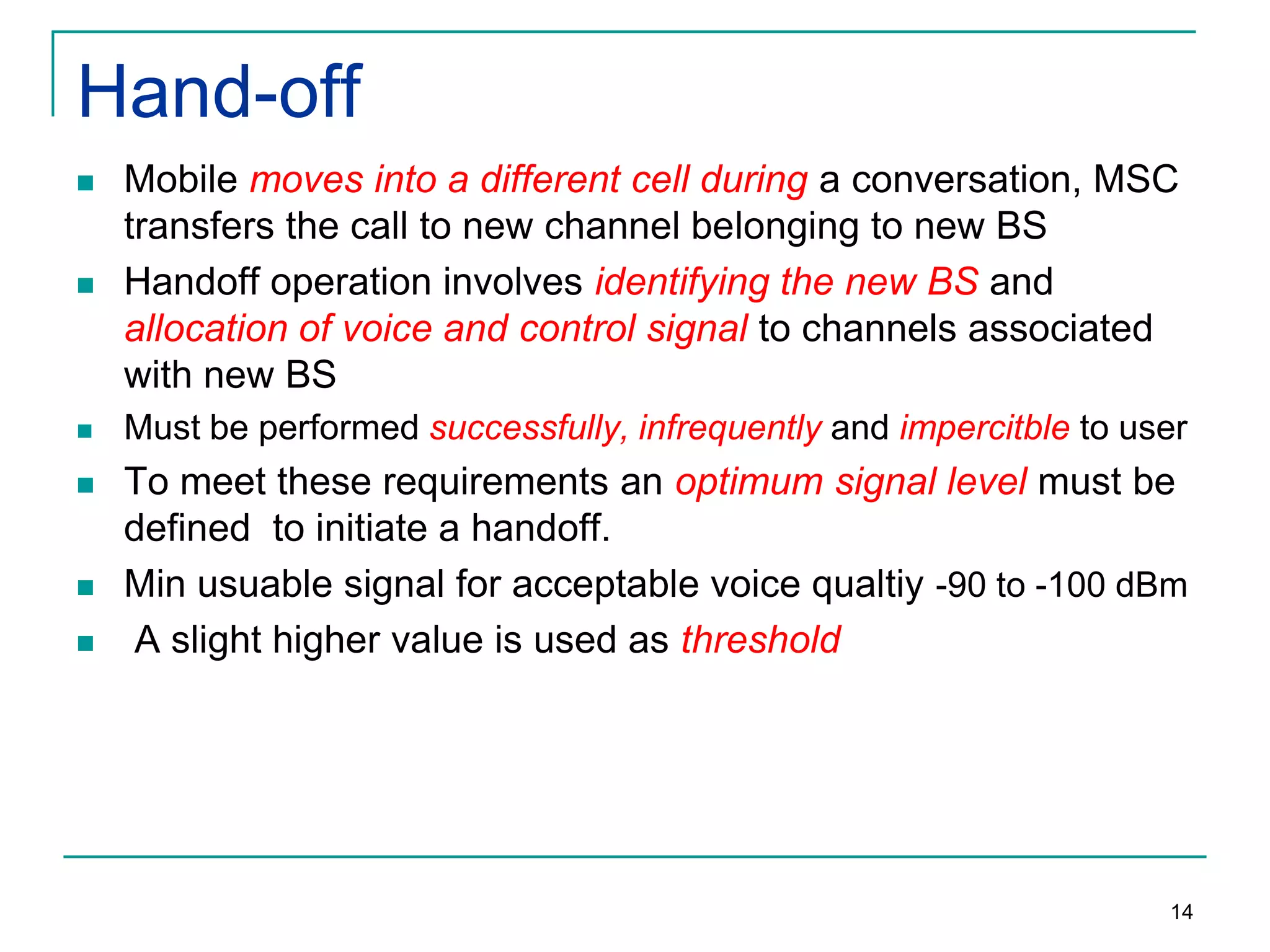 cellular concepts in wireless communication | PPTX
