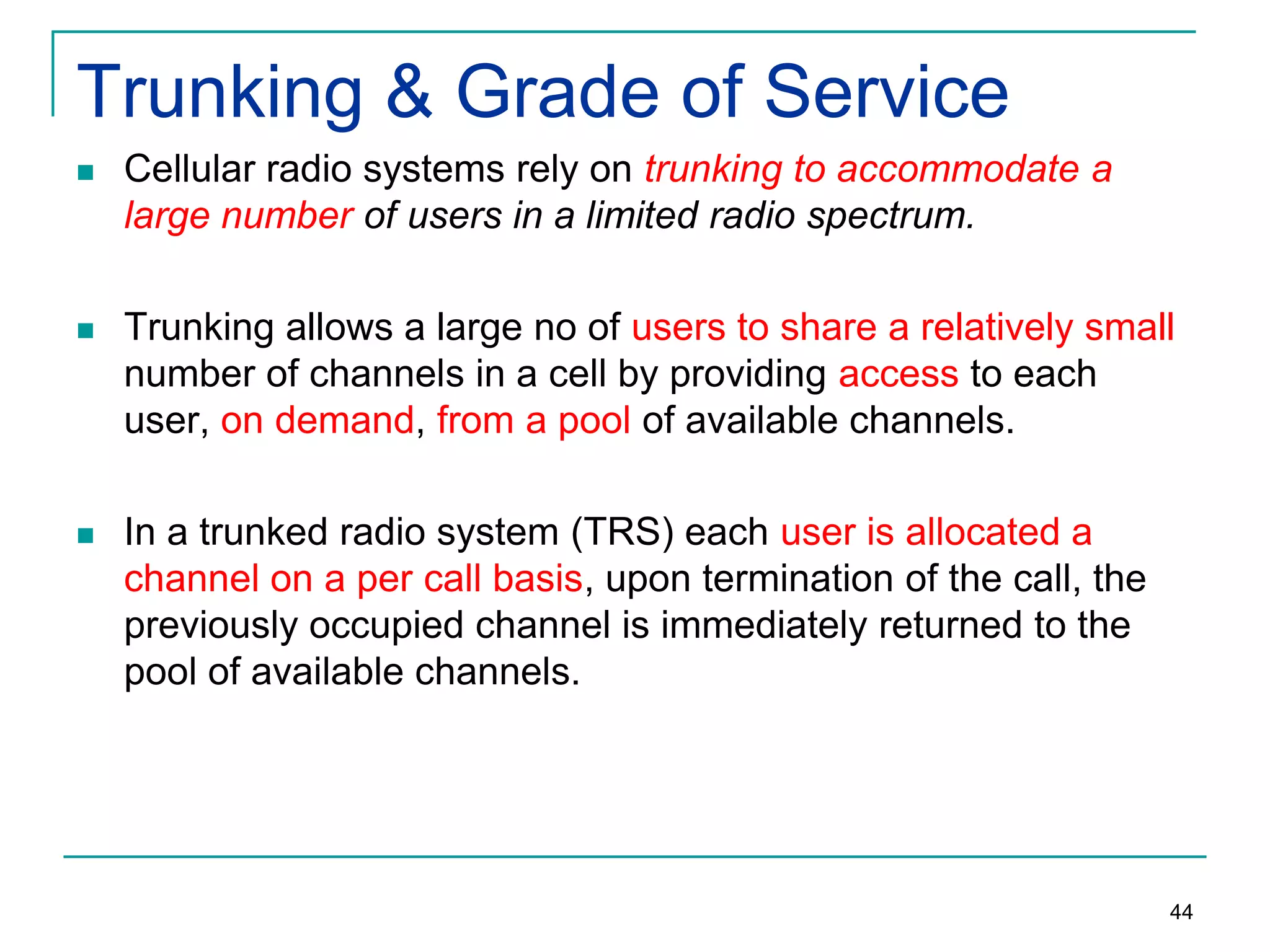 cellular concepts in wireless communication | PPTX