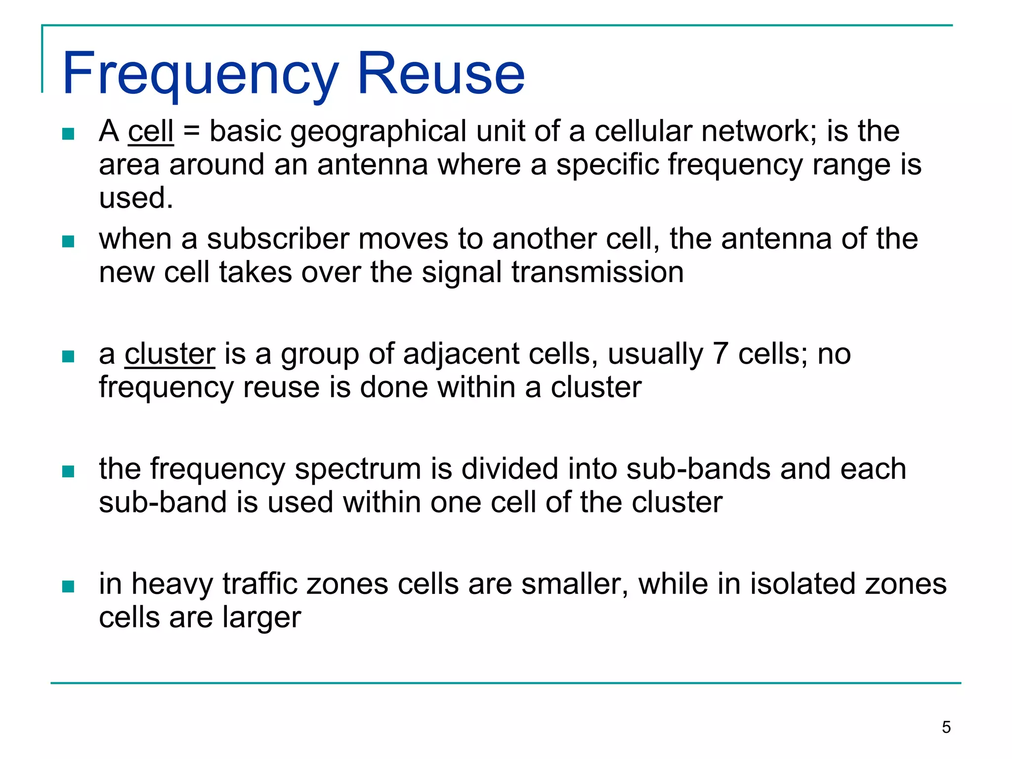 cellular concepts in wireless communication | PPTX