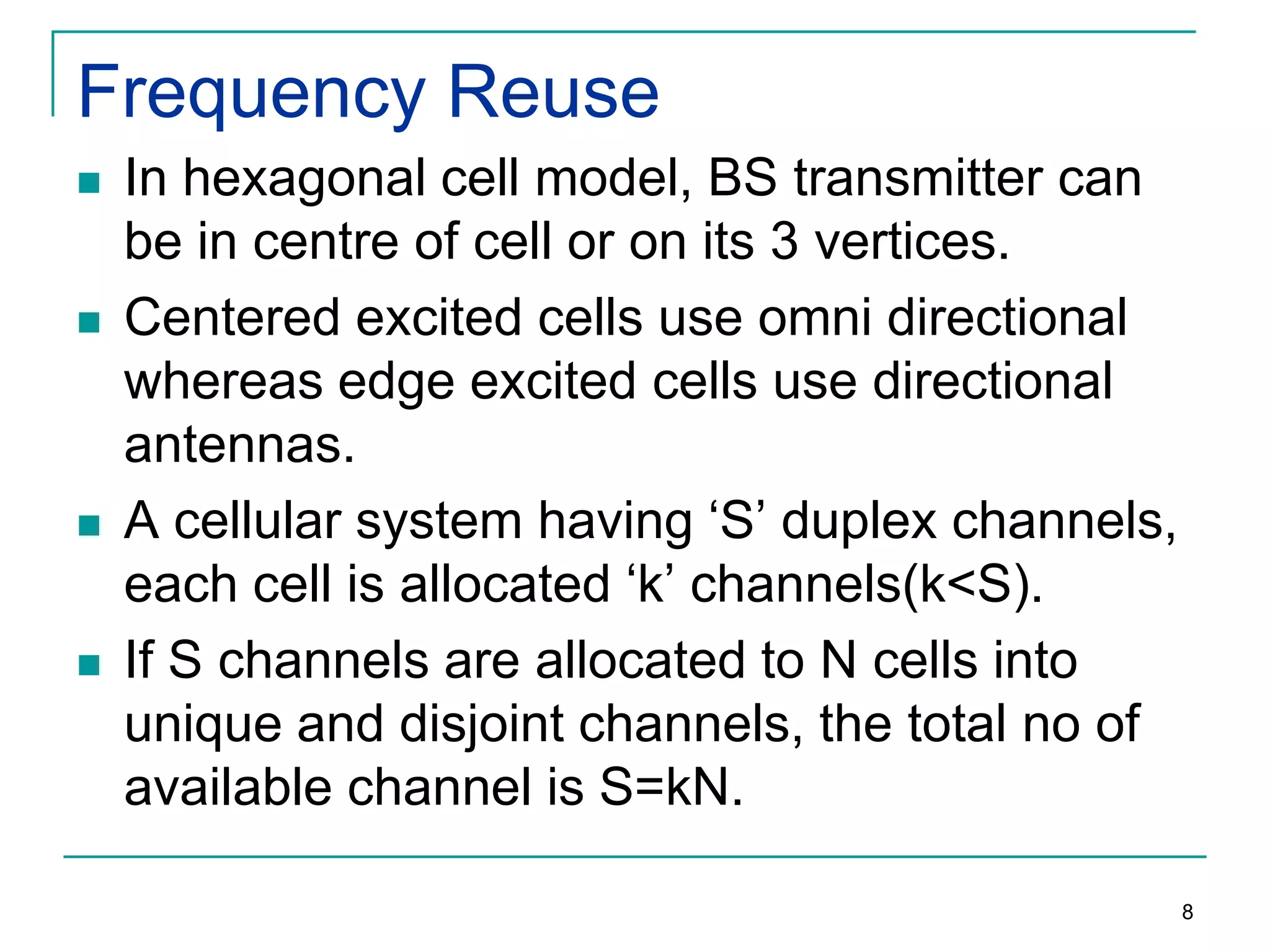 cellular concepts in wireless communication | PPTX