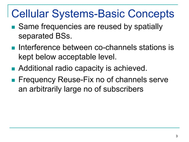 cellular concepts in wireless communication | PPTX