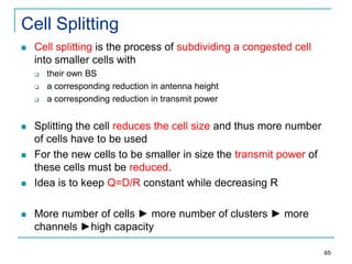 cellular concepts in wireless communication | PPT