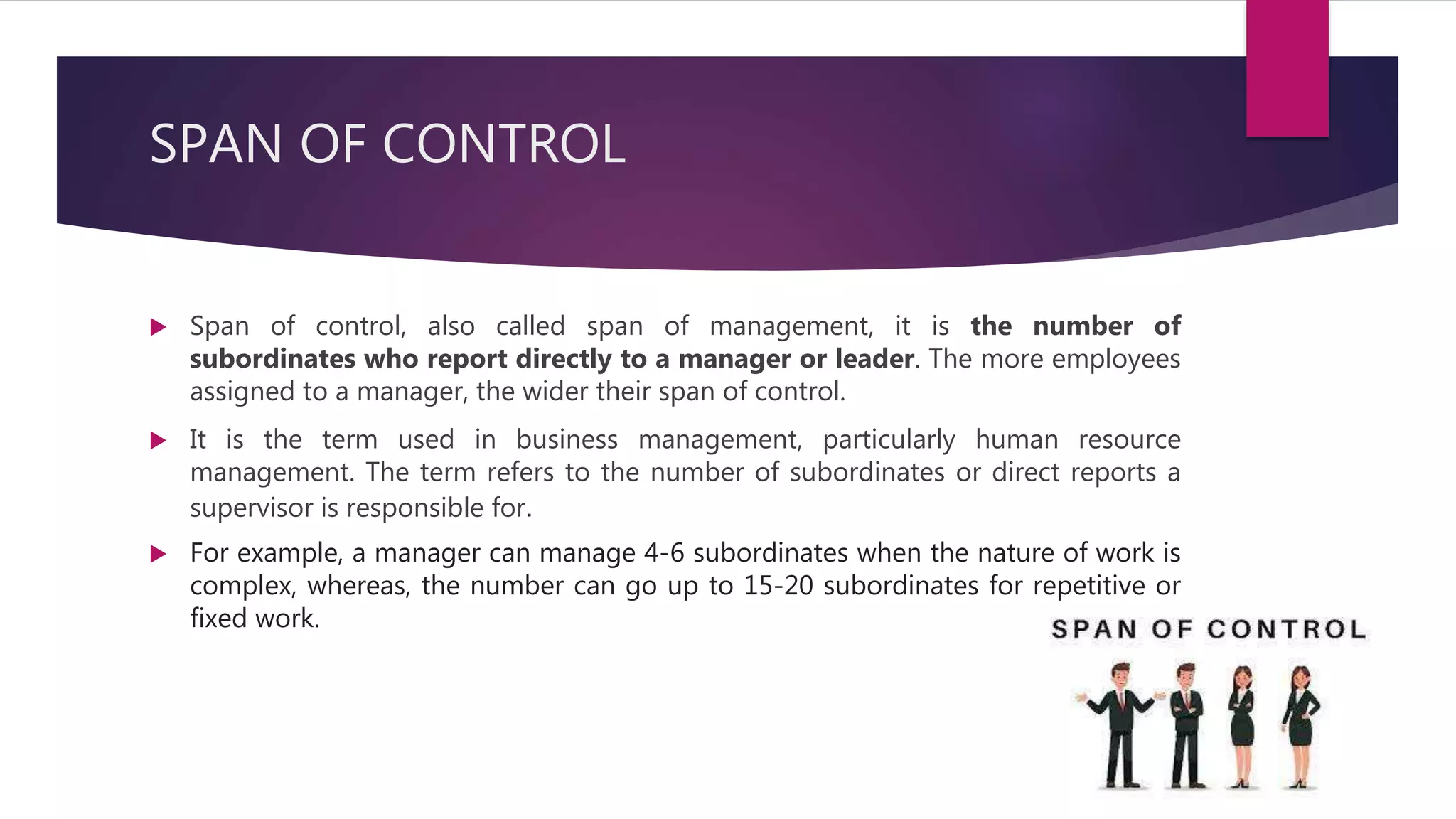 Centralization and Decentralization and Span of Control | PPTX