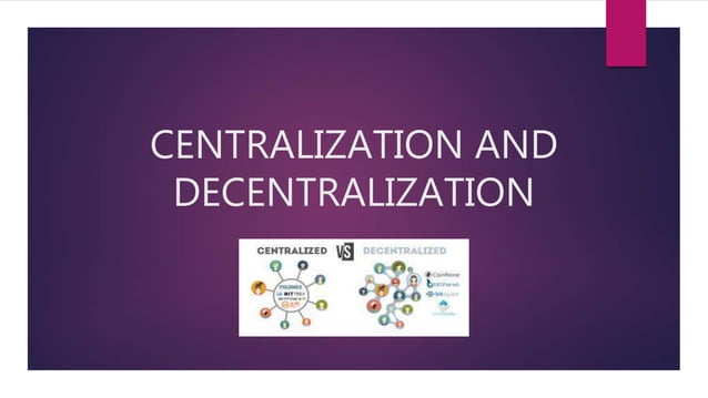Centralization and Decentralization and Span of Control | PPT