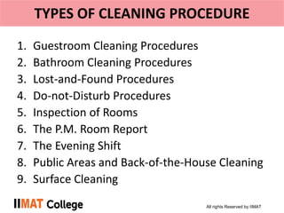 Cleaning Procedure | PDF