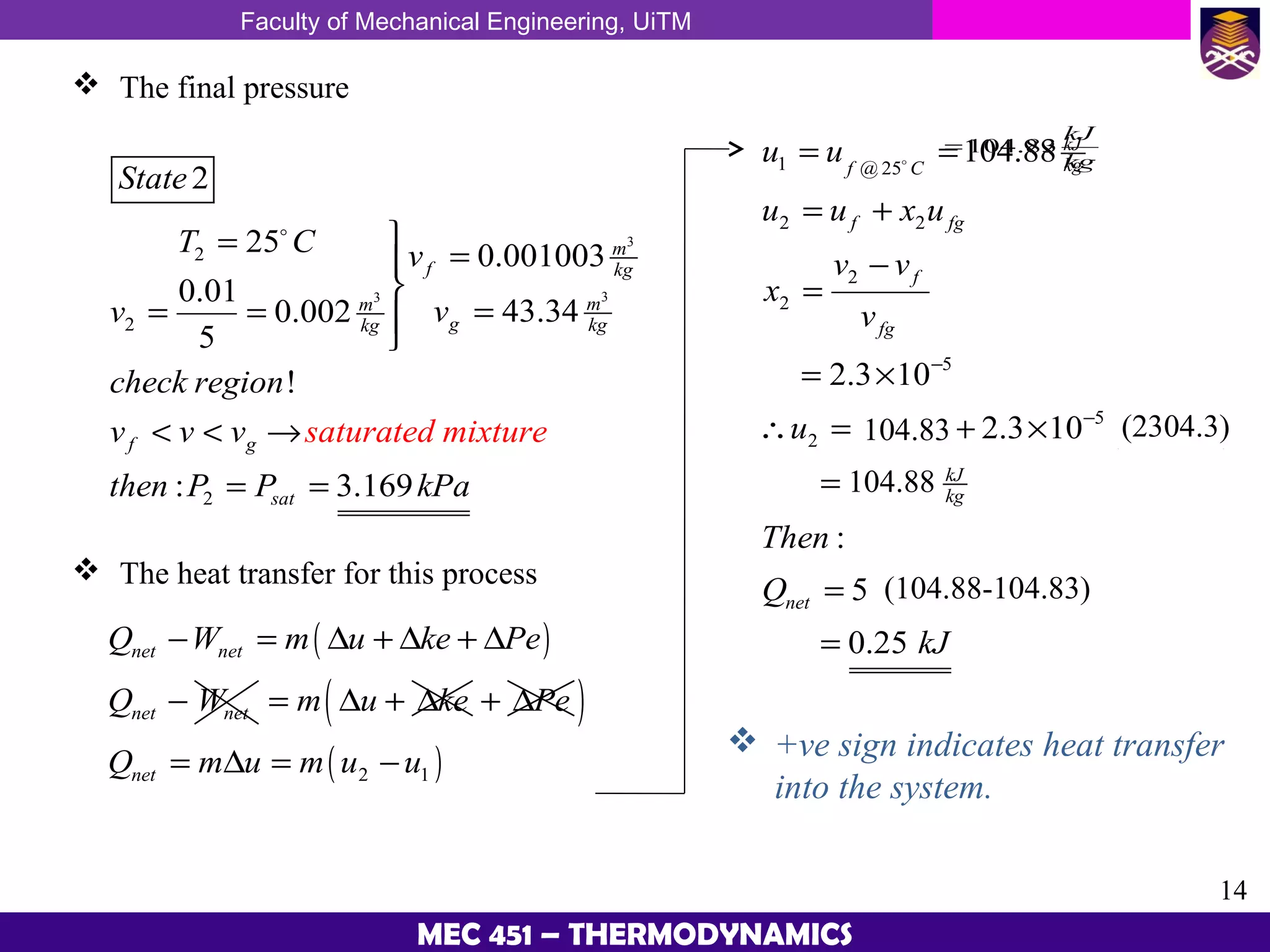 Thermodynamic Chapter 3 First Law Of Thermodynamics | PPT