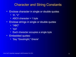 chap3intro.ppt(assembly language fundamentals) | PPT