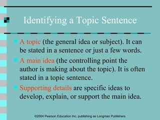 Chap 3 main idea | PPT