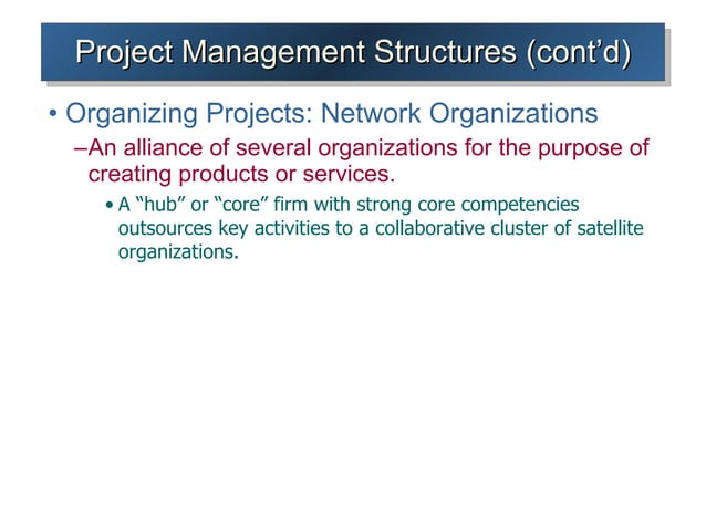 Chap 3 Organization Structure | PPT | Construction Industry | Industries