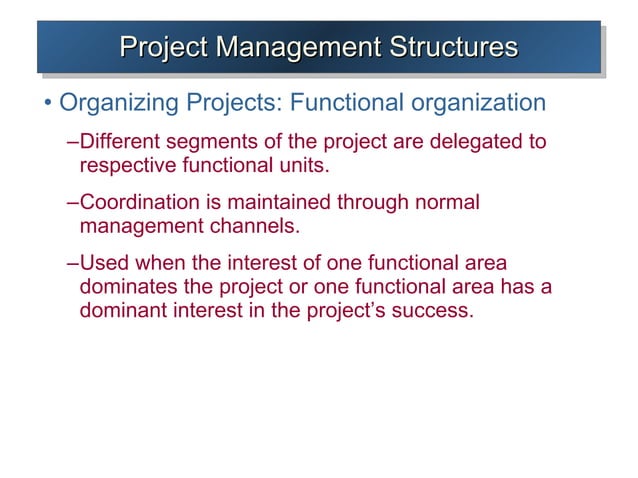 Chap 3 Organization Structure | PPT | Construction Industry | Industries