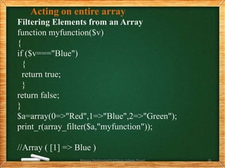 Chap 3php array part 3 | PPT