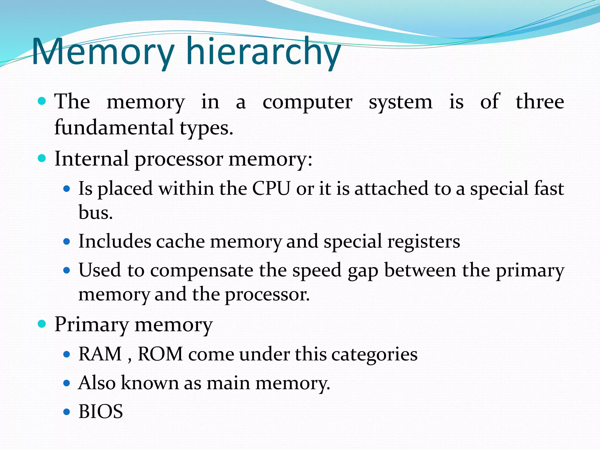 Chap3 primary memory | PPT