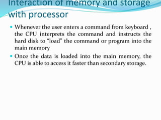 Chap3 primary memory | PPTX