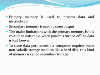 Chap3 primary memory | PPTX