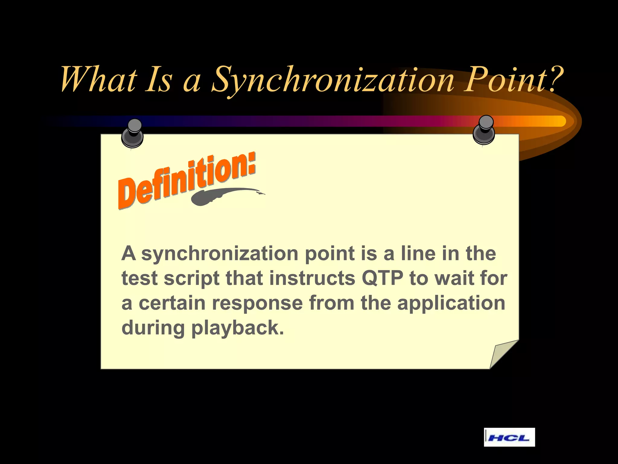QSpiders - Chapter- 3 Synchronization point | PPT
