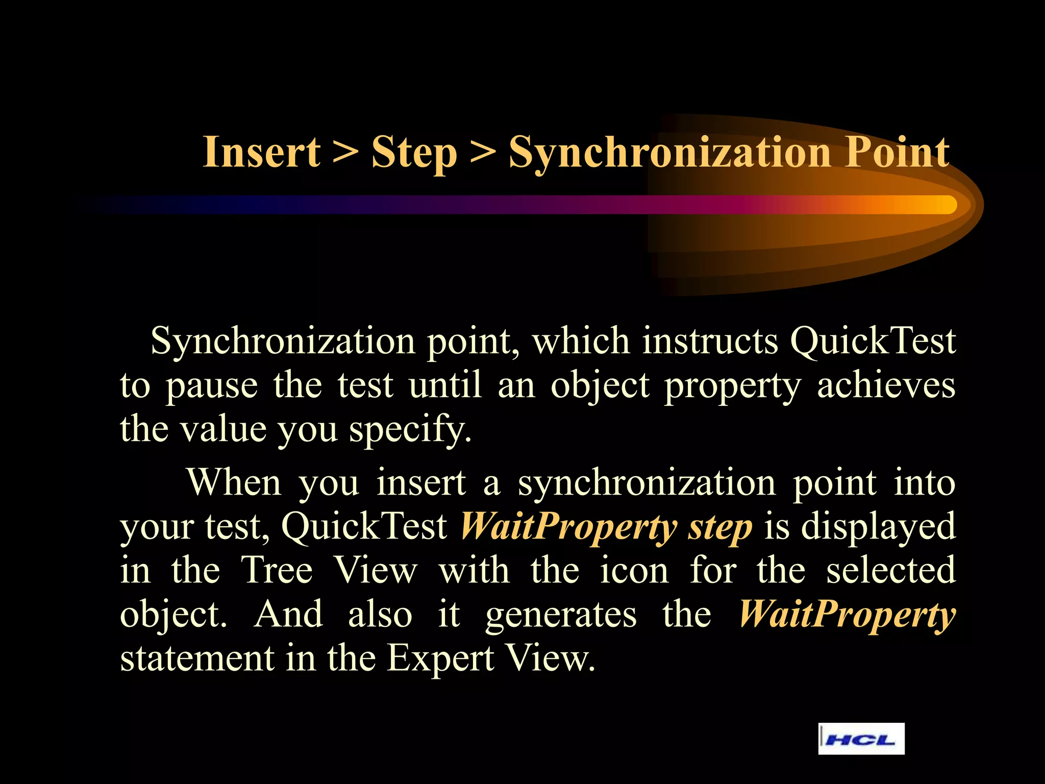 QSpiders - Chapter- 3 Synchronization point | PPTX