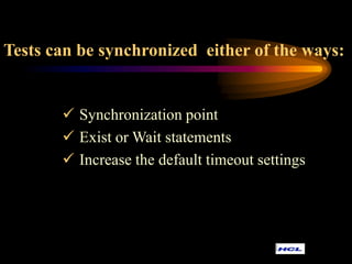 QSpiders - Chapter- 3 Synchronization point | PPTX